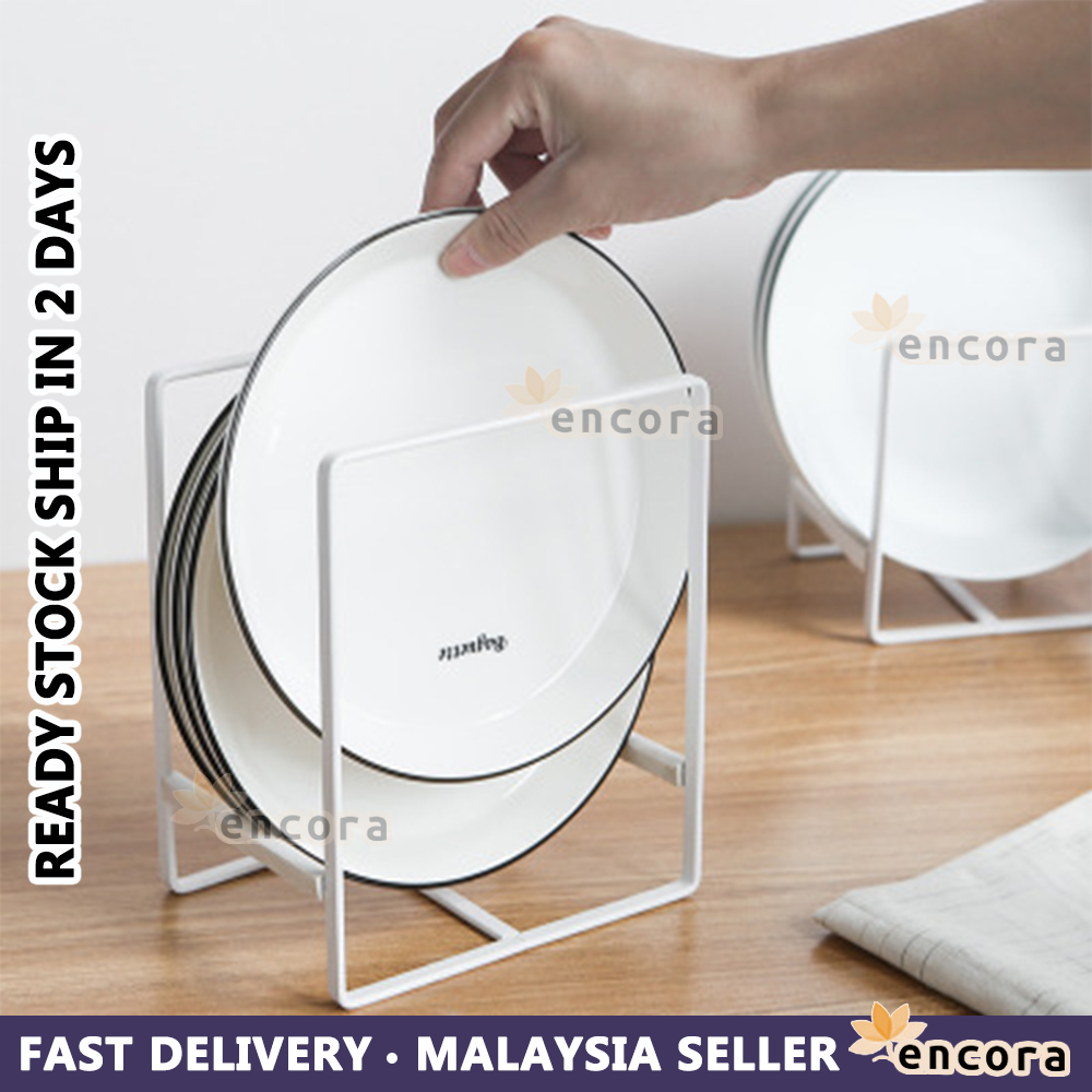 Encora Japanese-Style Kitchen Dish Drainer Rack Plate Holder Cupboard ...