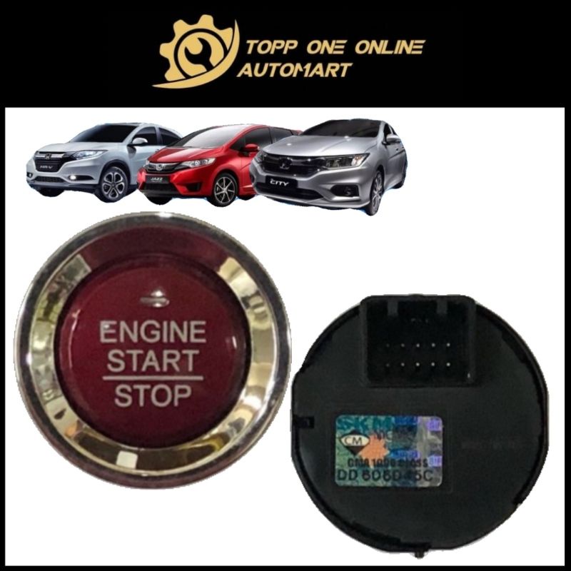 HONDA CITY T9A/GM6 /JAZZ T5A / HRV 2015-2019Y PUSH START BUTTON ...