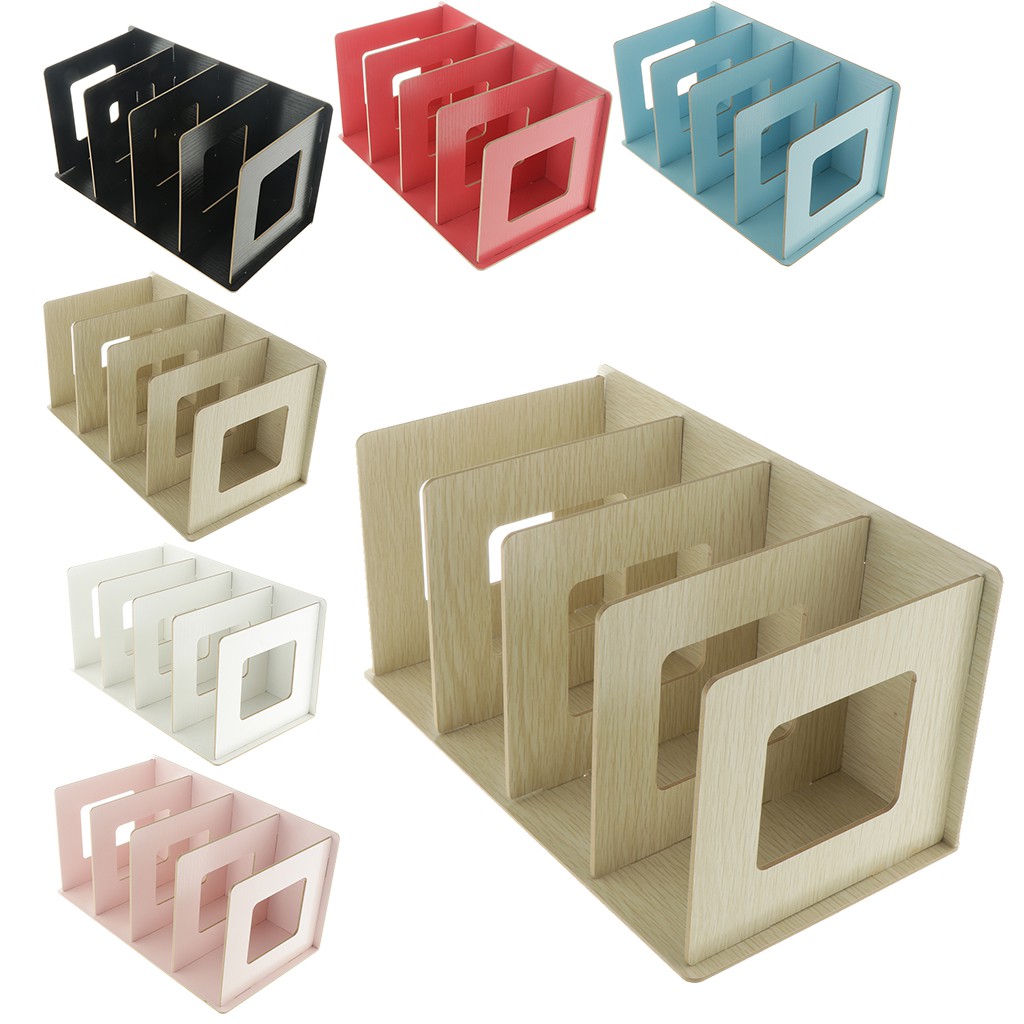 [klowareMY] Wooden Storage Rack Textbook CD DVD Display Stand Shelf ...