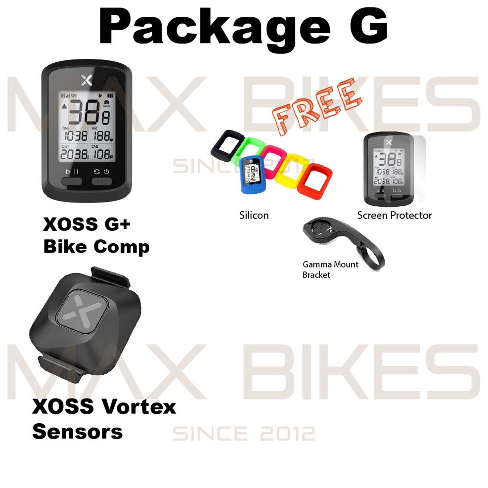 READY STOCK!!! XOSS Bike Computer G+ Gen2 Wireless GPS Speedmeter ...