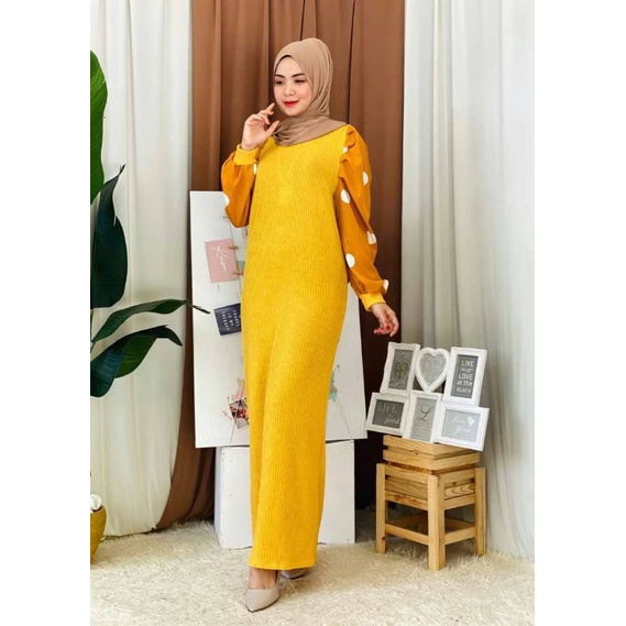 DRESS PLEATED LENGAN ROPOL | Shopee Malaysia