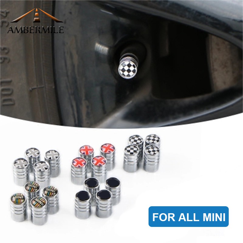 Car Wheel Tire Valve Caps for Mini Cooper R55 R56 R60 R61 F54 F55 F56 ...