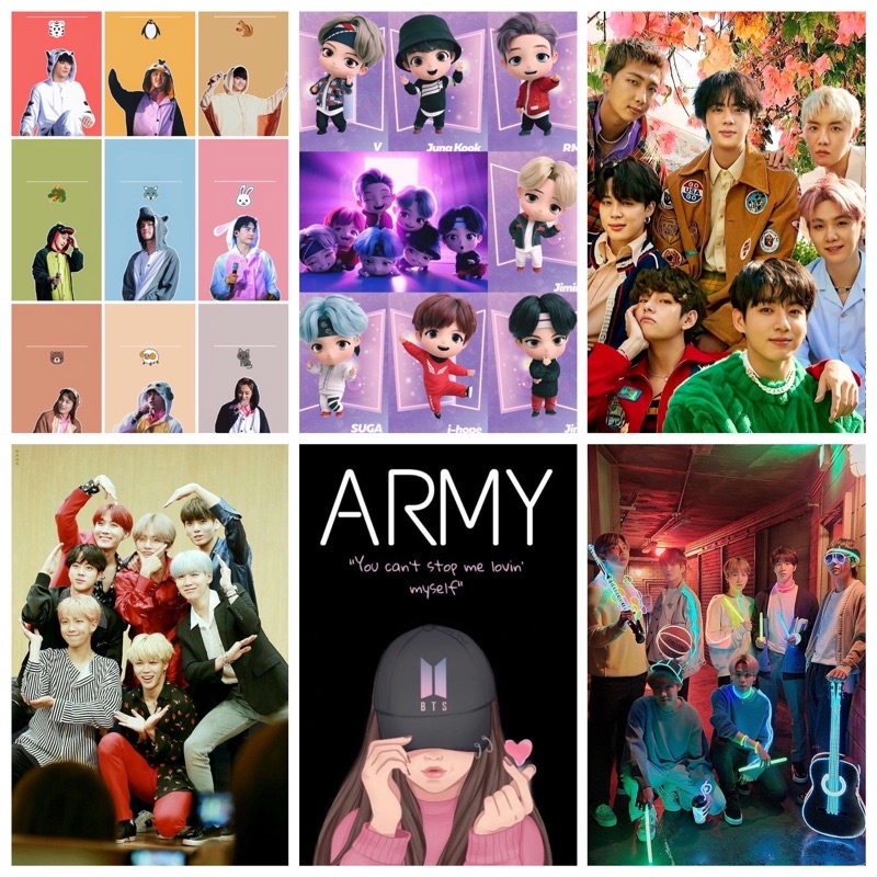 BTS ARMY HOME WALL DECOR A4 SIZE LAMINATED | Shopee Malaysia