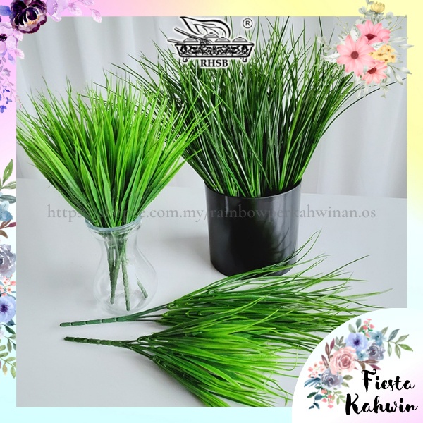 ARTIFICIAL LEAF / SPRING GRASS / ARTIFICIAL PLANT / DAUN HIASAN / DAUN ...