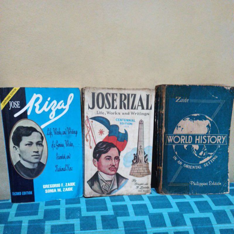 Gregorio F. Zaide Jose Rizal life, works writing centennial ed 1970 the ...