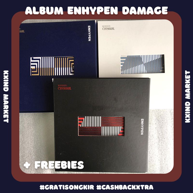 (DAMAGE) Album enhypen BDC Border Carnival / album only enhypen / PC ...