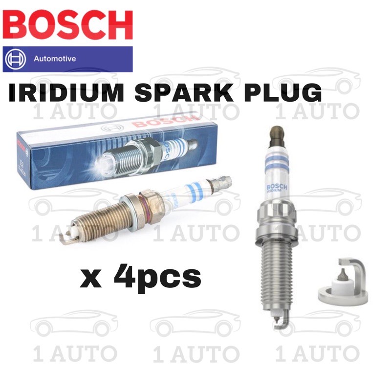 BOSCH IRIDIUM SPARK PLUG PEUGEOT 308 1.6 TURBO 3008 1.6T 408 1.6T 508 1.6T RCZ 1.6T MINI R56 1.6 ...