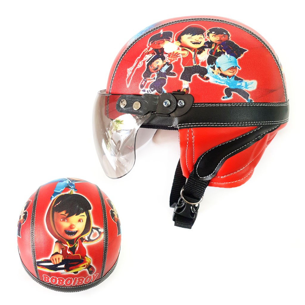 Limited Edition Retro Boboiboy Boys Helmet | Shopee Malaysia