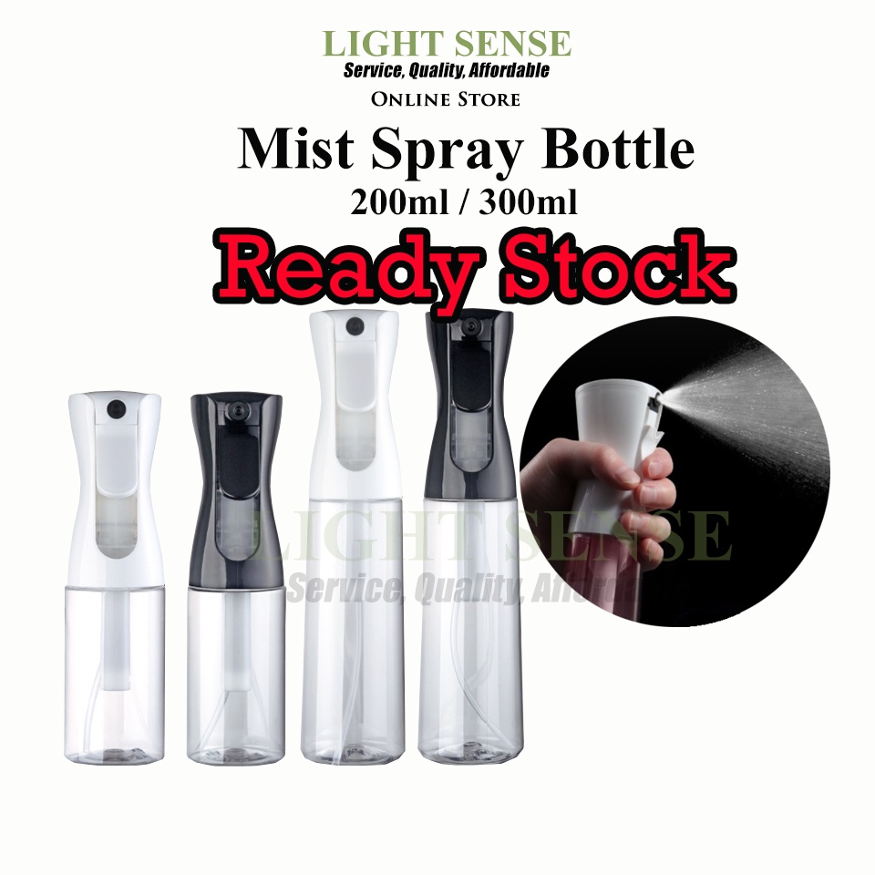 Fine Mist Spray Bottle 200ml 300ml / High Pressure Alcohol Disinfection ...