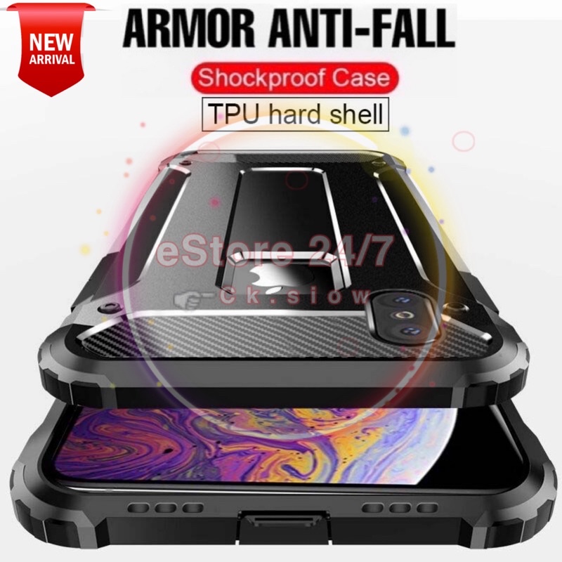 iPh 12 11 X XS XR 4 4s 5 5s SE 6 6s 7 8 Pro Max Plus TOUGH Amour Casing ...