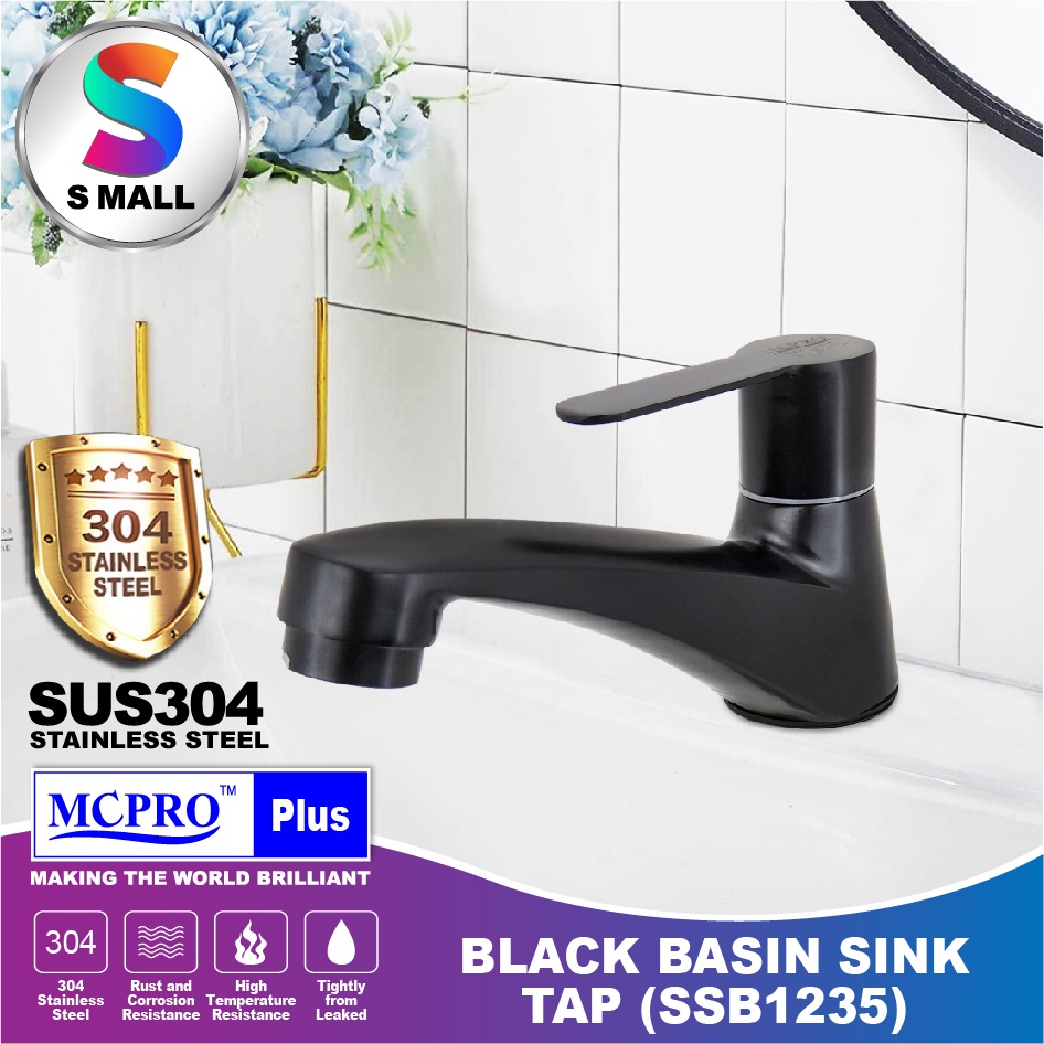 MCPRO SUS304 Stainless Steel BASIN WATER TAP Kitchen Bathroom Faucet ...