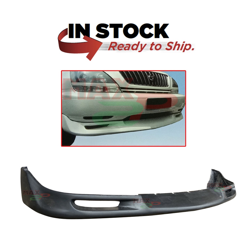 Toyota Harrier Front Skirt Bumper OE Style Lower Lip Spoiler Fiberglass ...