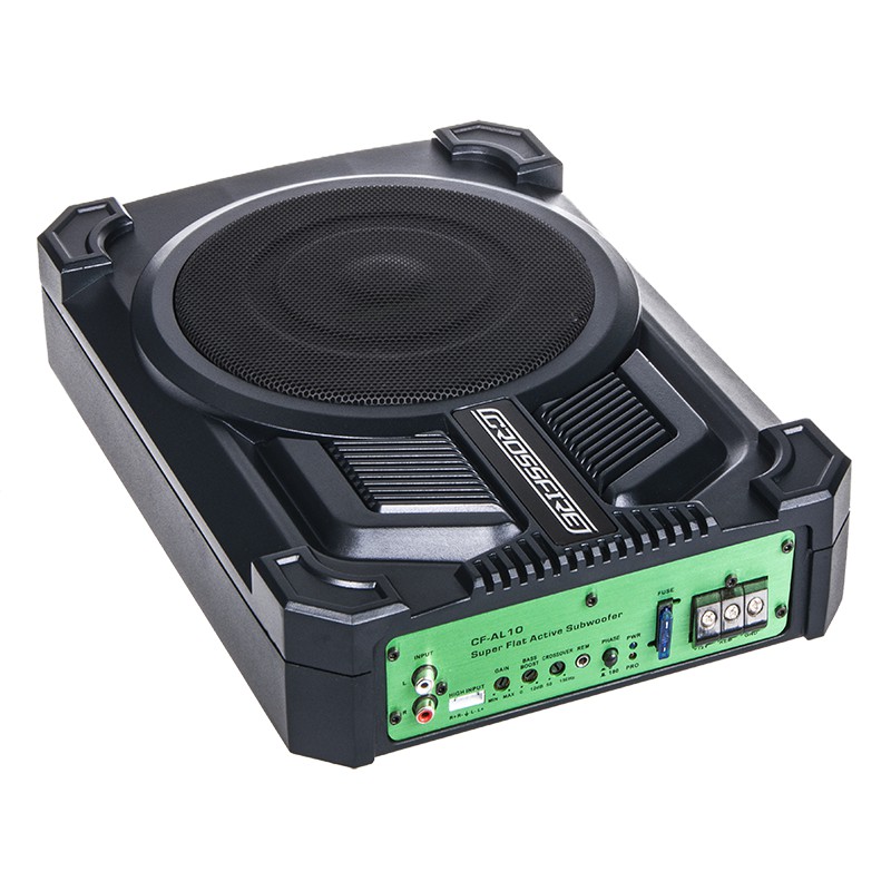CROSSFIRE AL10S 10 INCH ACTIVE WOOFER SUPER SLIM WITH CLASS AB ...