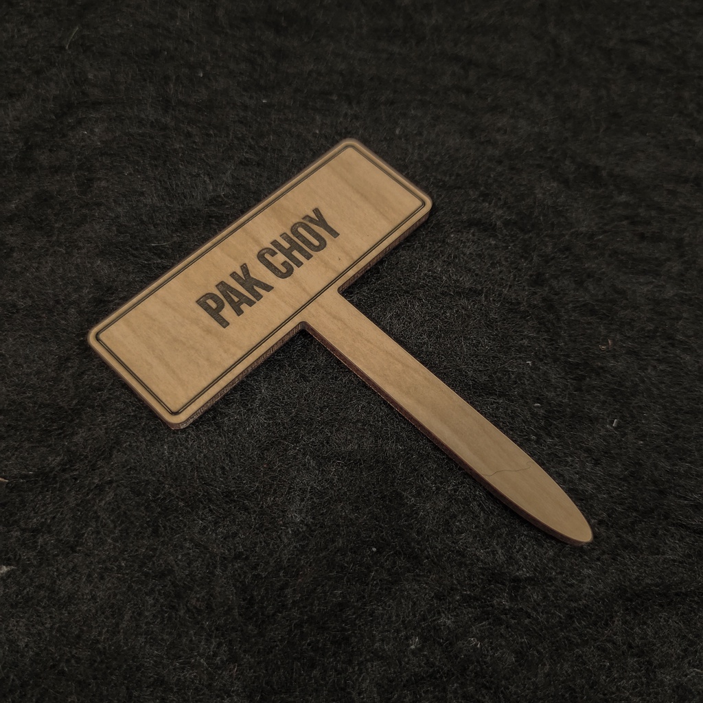 Label Pokok Kayu /Plant Tag/Plant Label/Penanda Pokok/Plant Tag / Plant ...