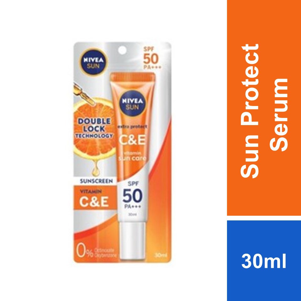 Nivea Sun Extra Protect C&E Vitamin Sun Care SPF50 PA+++ 30ml | Shopee ...