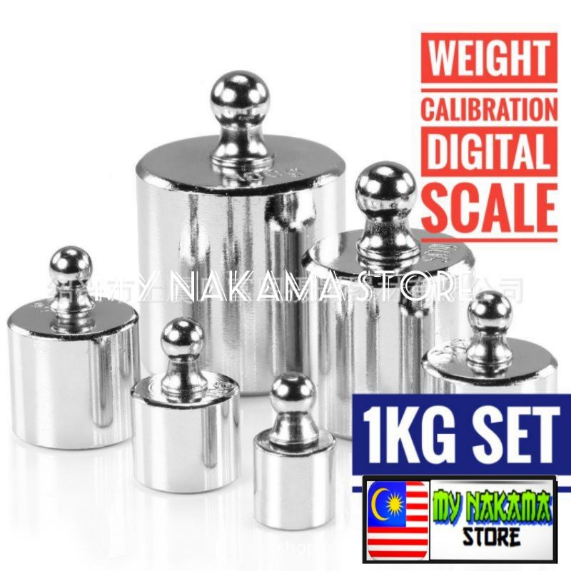 Weight Calibration Tools For Weighing Scales - 1kg Tools Set | Shopee ...