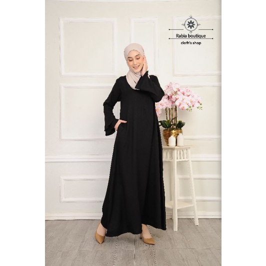 MODERN JUBAH MUSLIMAH( TANGAN RAFFALED) | Shopee Malaysia