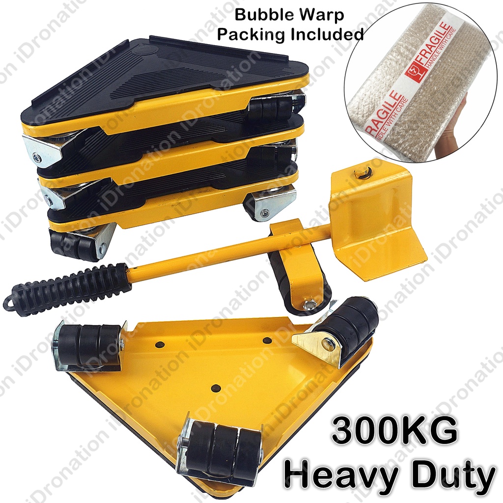 4PC Furniture Mover Lifter Cabinet Transport Tools Rolling Wheel Slider ...