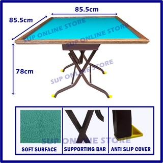 3V Mahjong & Lami Table / Fordable Square Mahjong Table / Meja Judi ...