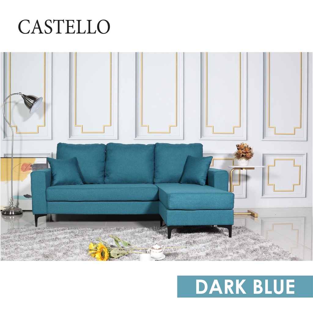 Castello Sofa Joey Collection: A1094# 2 + 2 L Shape Sectional | Shopee ...