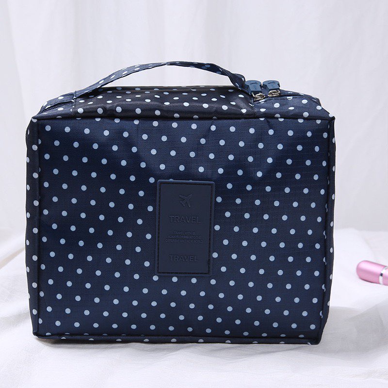 《Mega Deal》Zipper Makeup bag nylon Cosmetic bag Make Up bag kits ...