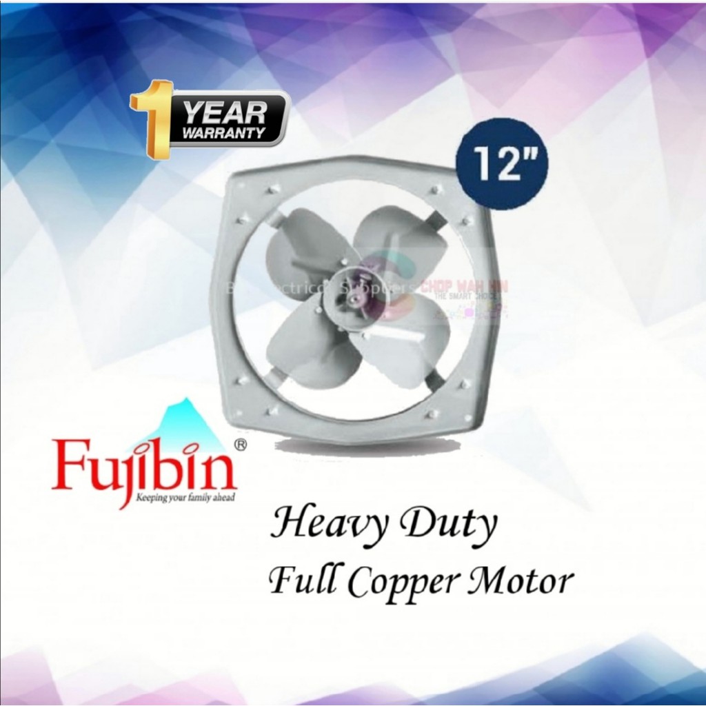 FUJIBIN HEAVY DUTY 12" INDUSTRIAL EXHAUST FAN FB-EX12MC | Shopee Malaysia
