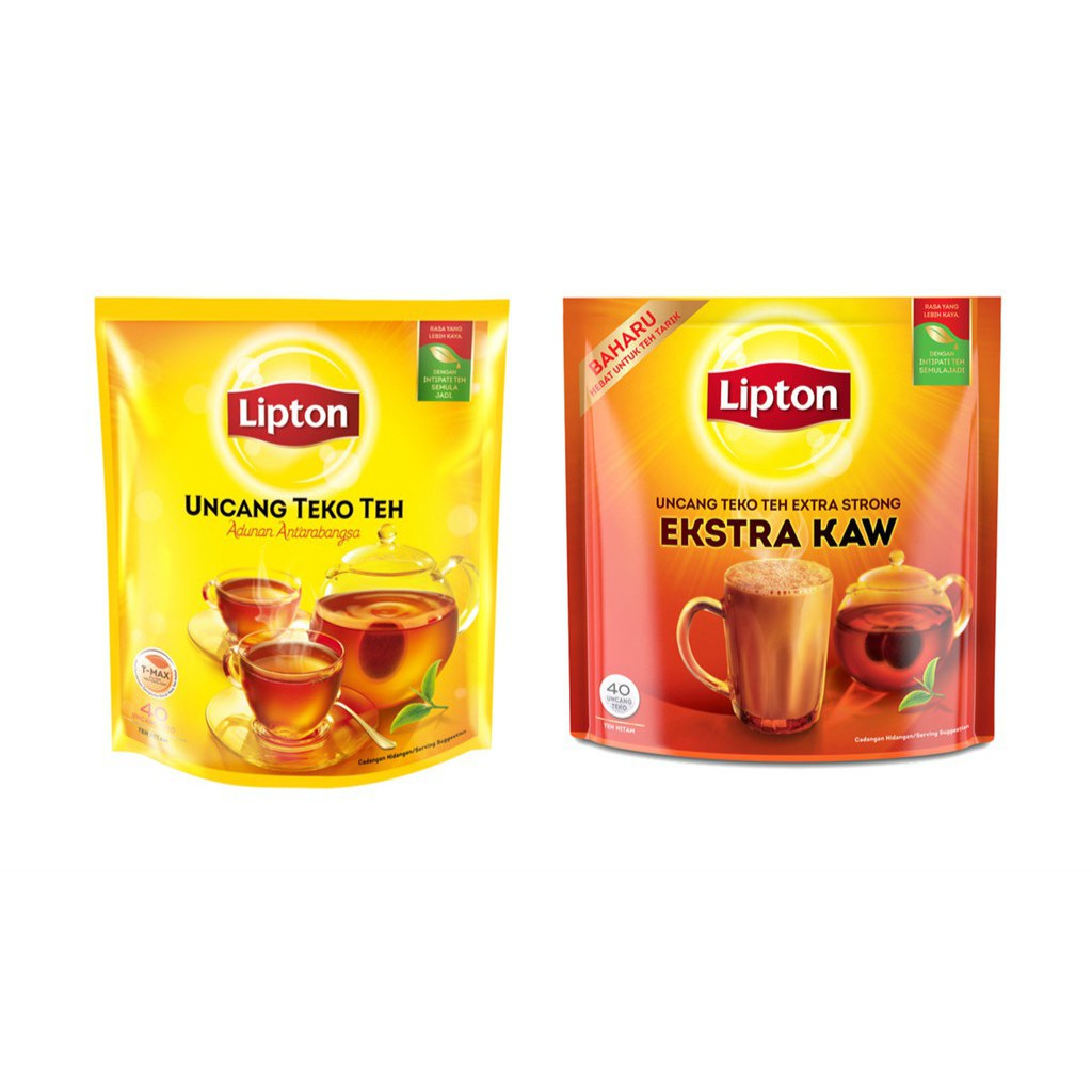 Pre Order: Lipton Yellow Label Potbags Extra Strong Ekstra Kaw Black ...