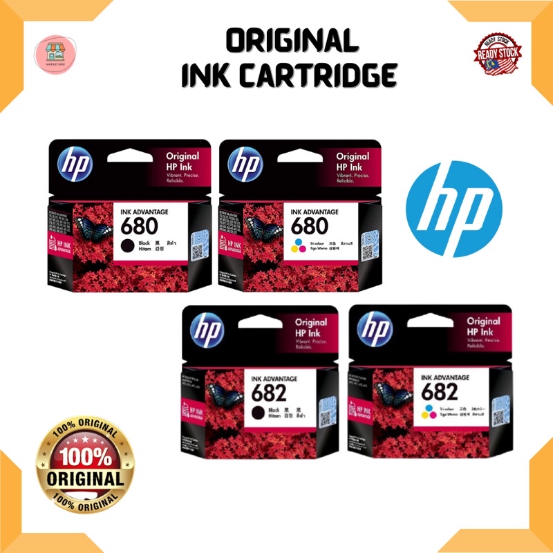 [READY STOCK] 100% Original Hp Ink Cartridge Hp680/Hp682 | Shopee Malaysia