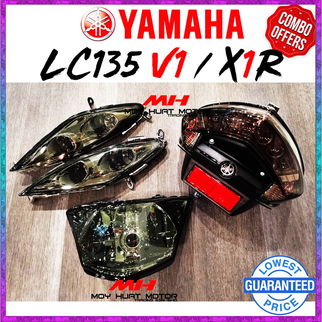 COMBO 3 IN 1 / YAMAHA X1R / LC135 V1 SIGNAL SMOKE , HEAD LAMP SMOKE ...