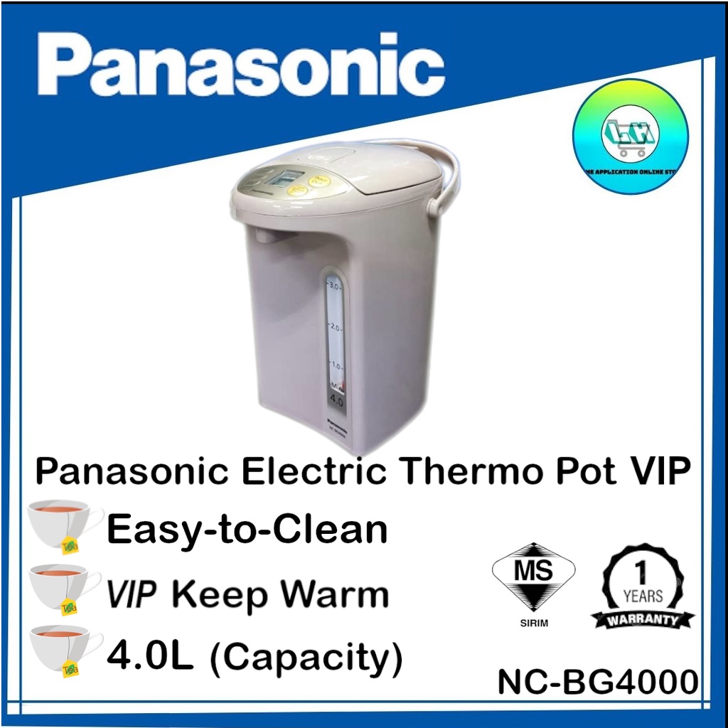 Panasonic Electric Thermo Pot VIP 4.0L (NC-BG4000) | Shopee Malaysia