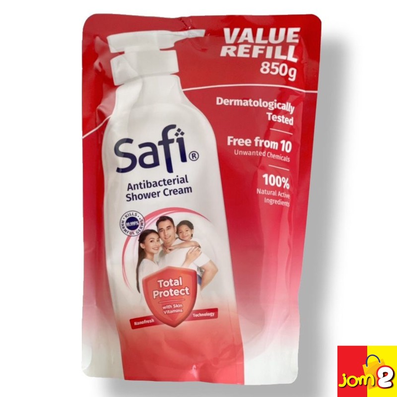 Safi Antibacterial Shower Cream Total Protect 450g/850g | Shopee Malaysia