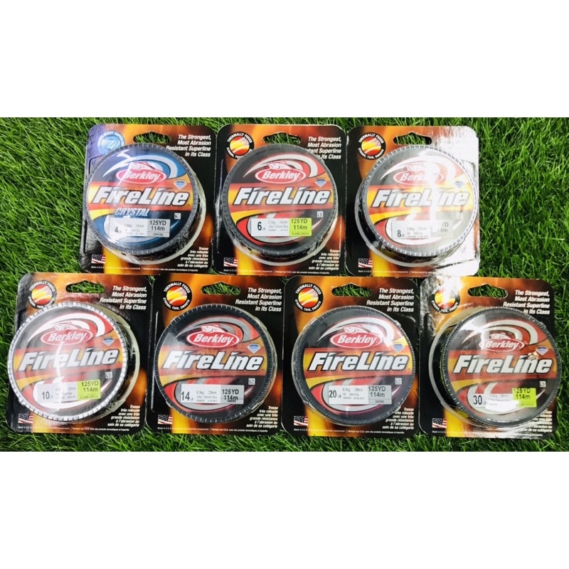 BERKLEY FIRELINE & FIRELINE THERMALLY FUSED TOUGH 125YRD BRAIDED LINE ...