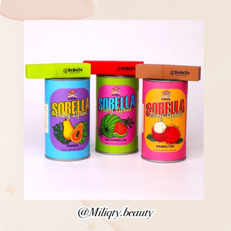 BABY LIPTINT SOBELLA (1.5ML) | Shopee Malaysia