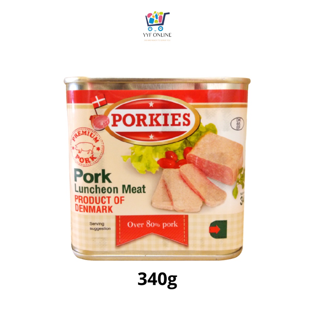 Porkies Pork Luncheon Meat (340g) | Shopee Malaysia