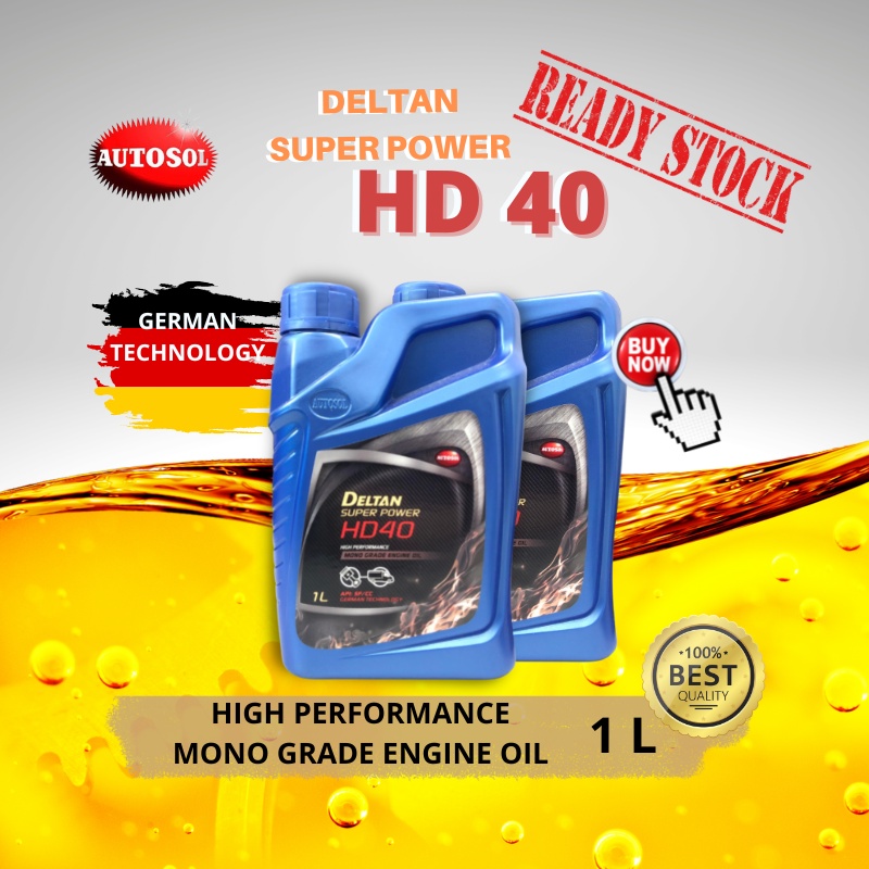 Autosol Deltan Super Power HD40 Minyak Hitam Kereta Motorcycle Murah ...