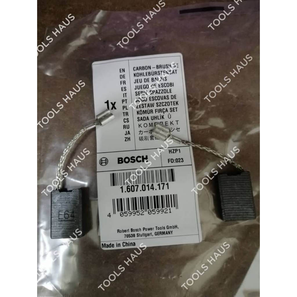BOSCH CARBON BRUSH SET for GWS 2200 & GCO 200 (1607014171) | Shopee ...
