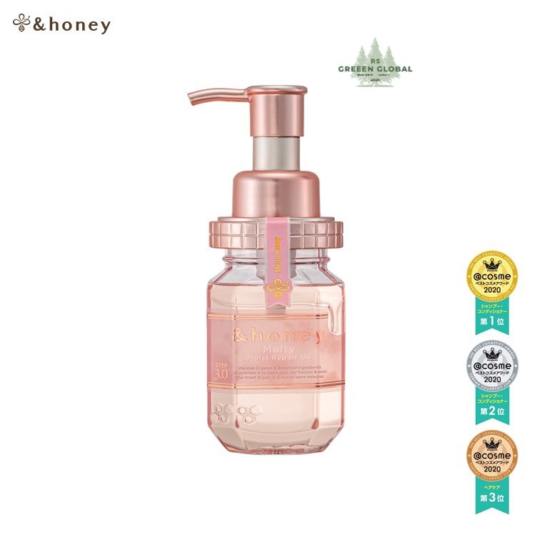&Honey Melty Moist Repair Hair Oil 3.0 [Made In Japan] | Shopee Malaysia