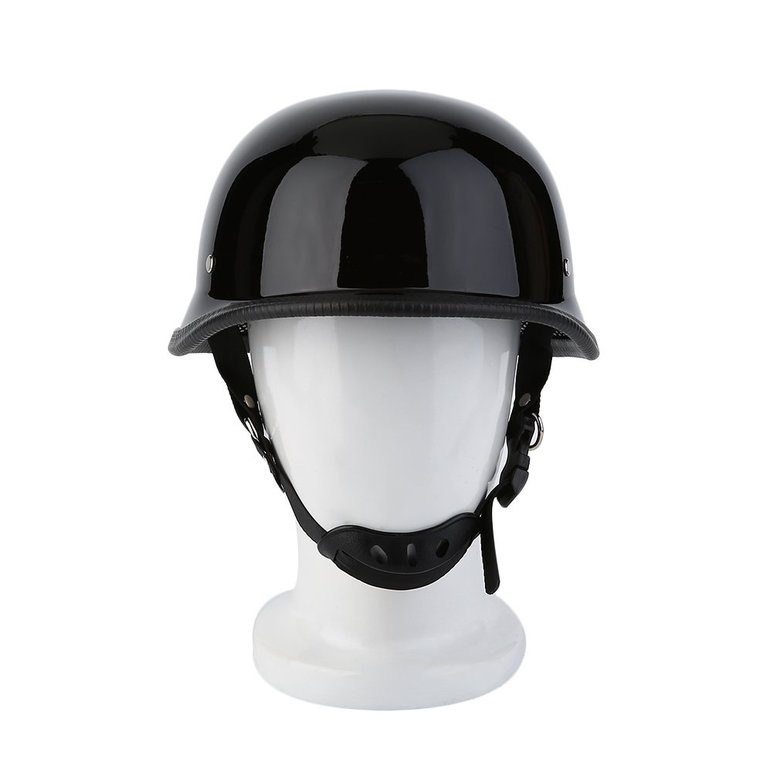 （COD） German Vintage Motorcycle Cruiser Helmet Half Face German ...