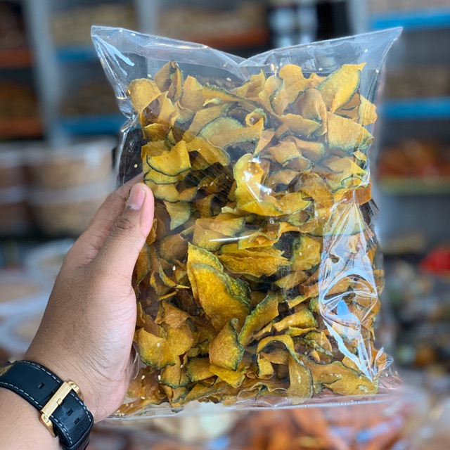 🔥🔥HOT ITEM 🔥🔥 Ready Stok !!! Kerepek labu 200g / pumpkin chips / produk muslim / BMF | Shopee ...