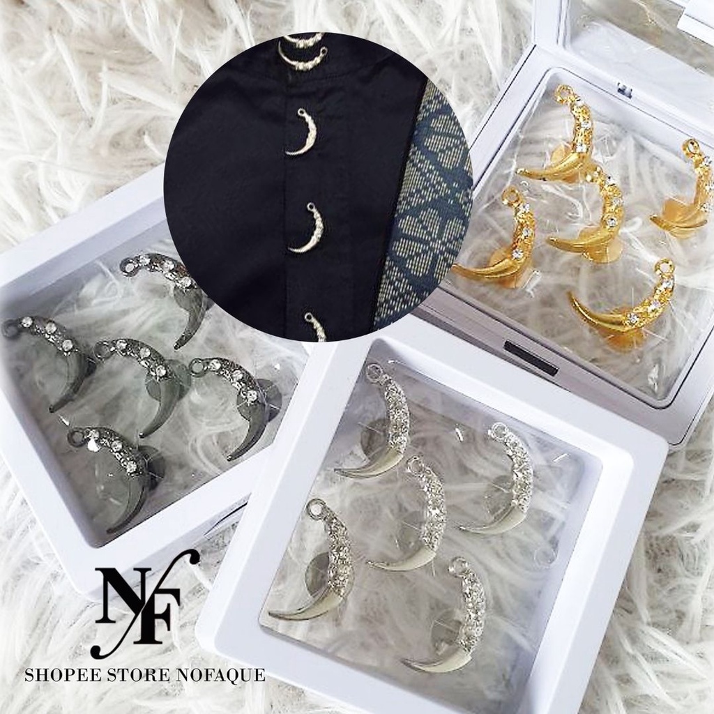 Butang Brooch Kerongsang Pin Kancing Baju Melayu Raya Nikah Kerambit ...