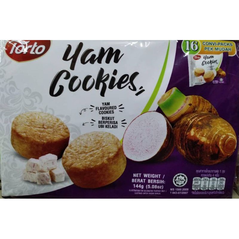 TORTE YAM COOKIES FLAVOURED (3 PACKET) | Shopee Malaysia