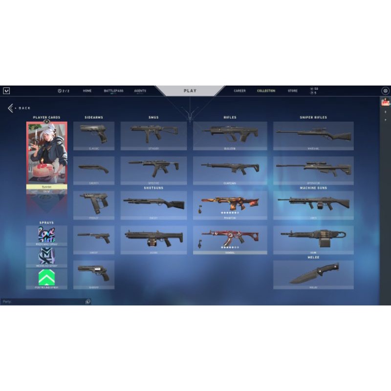 VALORANT ACCOUNT (RUINATION PHANTOM AND ORIGIN VANDAL) | Shopee Malaysia