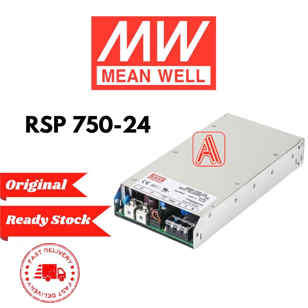 Mean Well RSP-750-24 750W 24V MeanWell Switch Mode Power Supply SMPS,24Vdc, 31.3A,751W Enclosed ...
