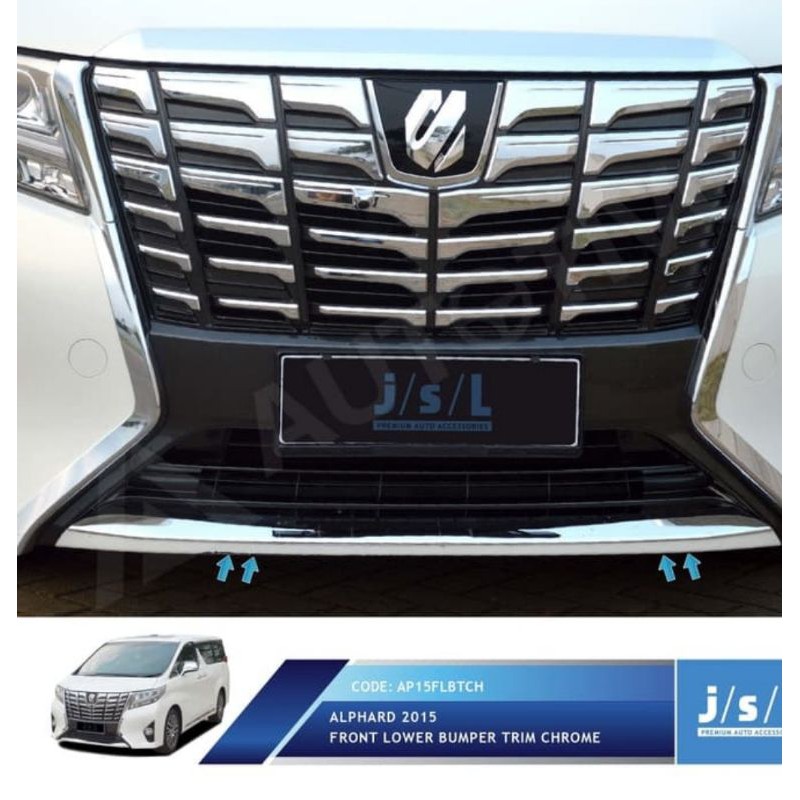 List of lower front bumpers for all new alphard/lower front bumper ...