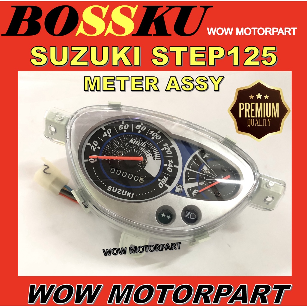 STEP 125 METER ASSY SUZUKI STEP METER SET STEP125 METER COMPLETE SET ...