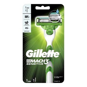 Gillette Mach 3 Sensitive Razor (1's) | Shopee Malaysia