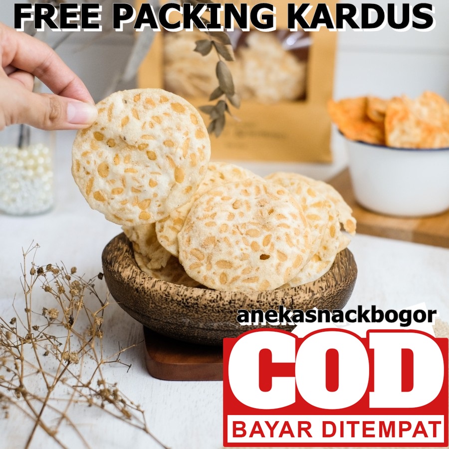 Sago TEMPE Chips 250gram snack snack | Shopee Malaysia