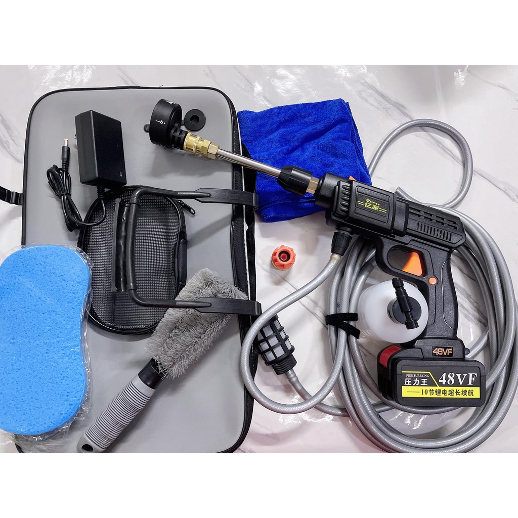 Portable Battery Water Jet Cordless Car Wash aircond service High ...