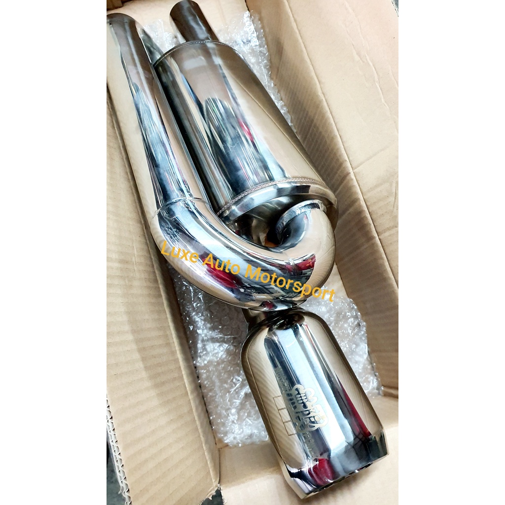Exhaust MUGEN Twin Loop SFlow Stainless Steel Ekzos (100% Guarranty ...