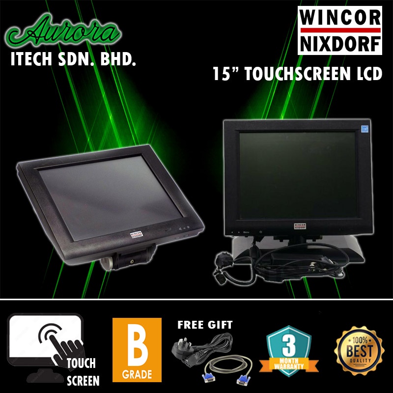 ( GRADE B TOUCH SCREEN MONITOR ) Wincor/Nixdorf LP-15A32 15" Touch ...
